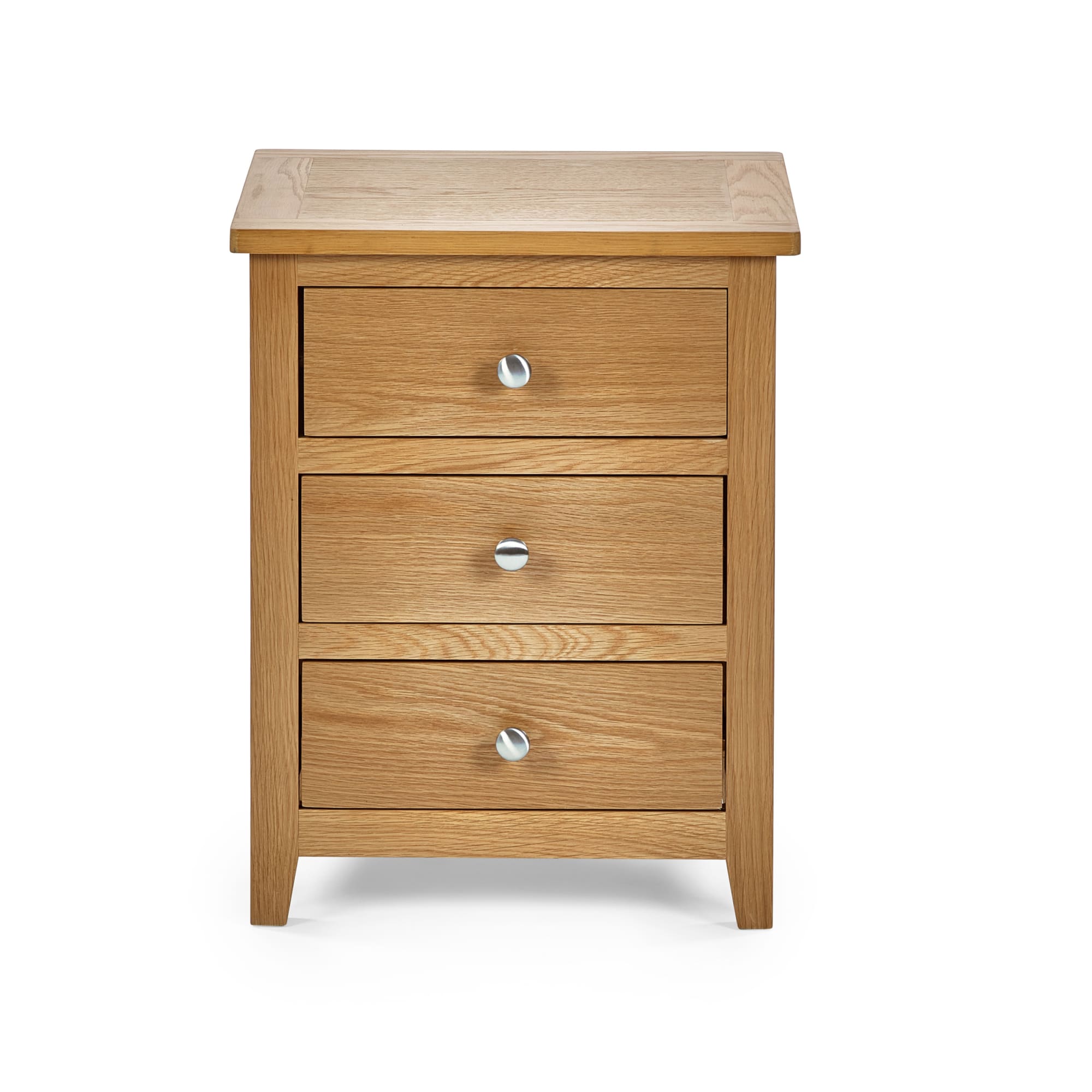 Mallory 3 Drawer Bedside – Julian Bowen
