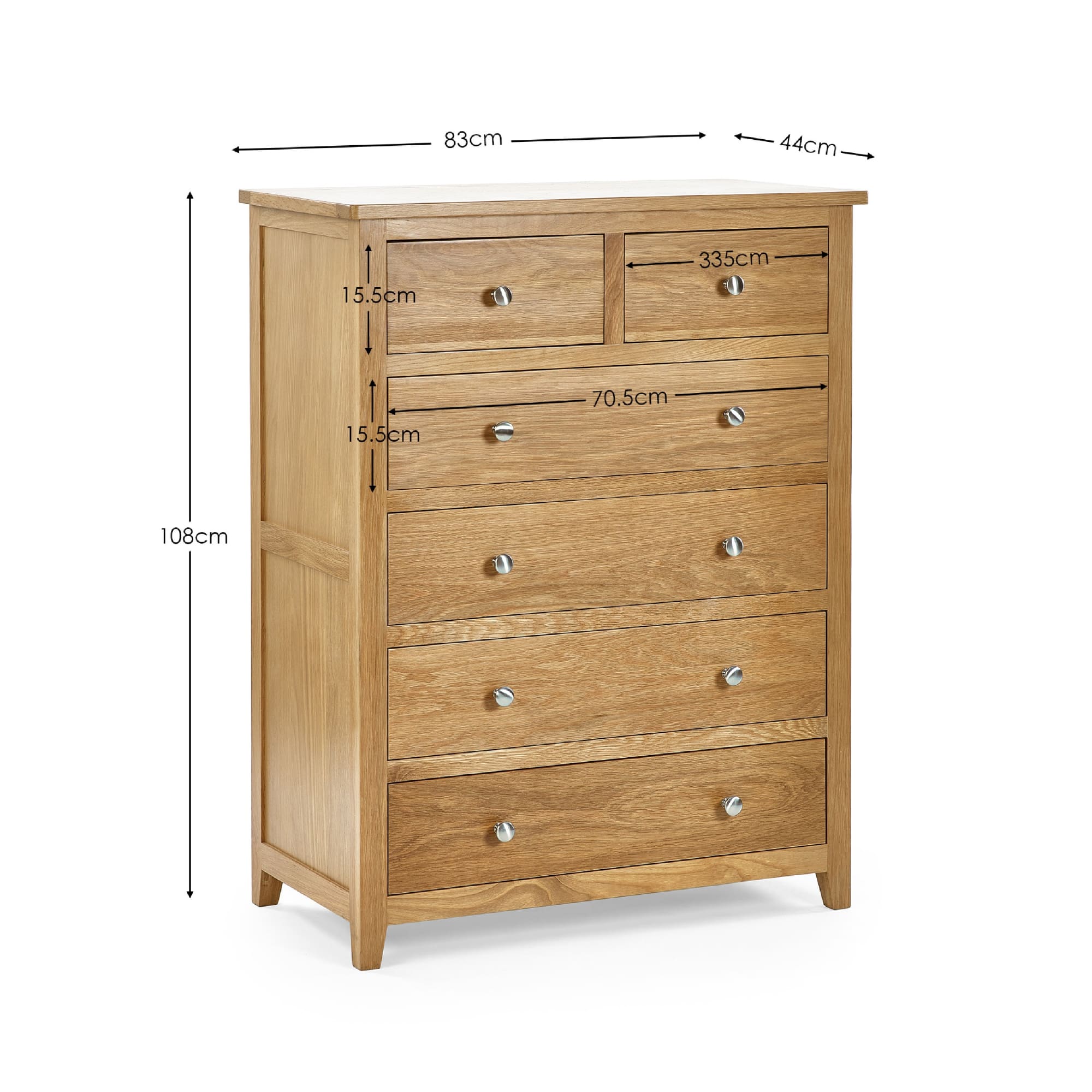 Mallory 4+2 Drawer Chest – Julian Bowen