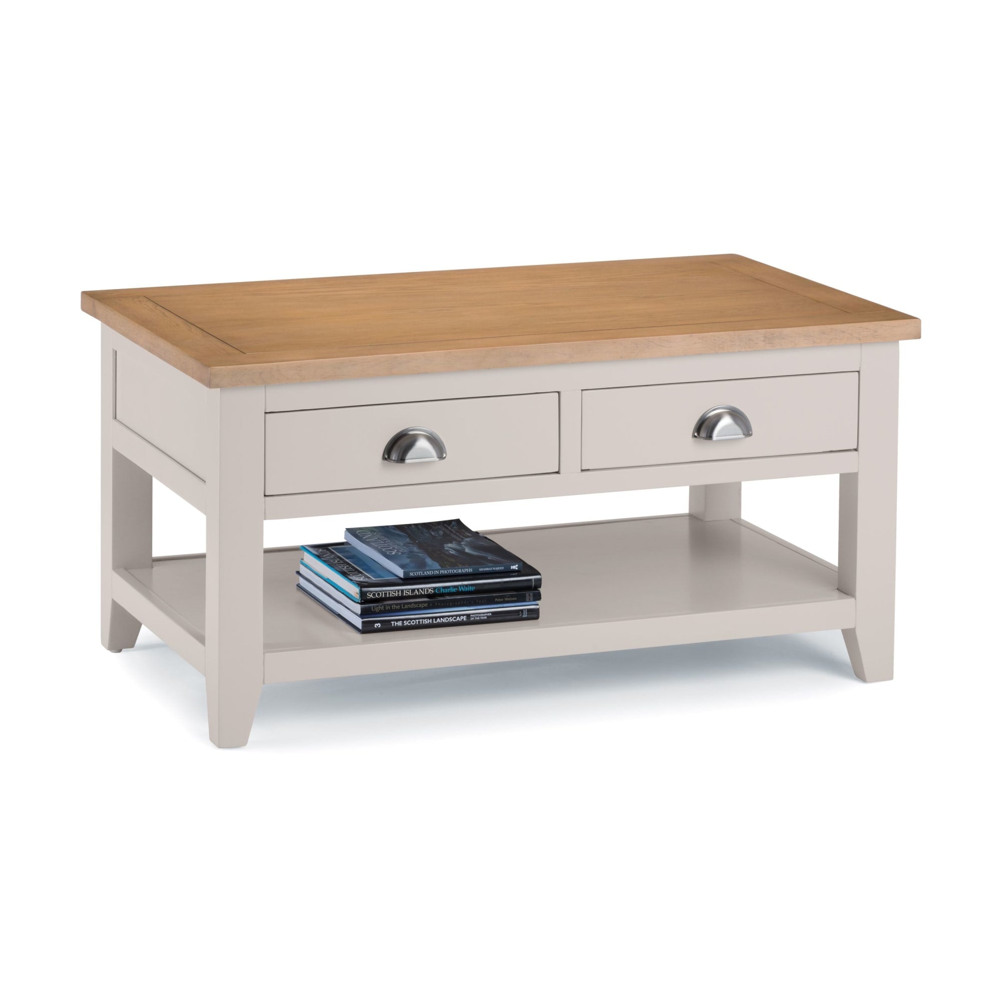 Richmond Coffee Table With 2 Drawers – Julian Bowen